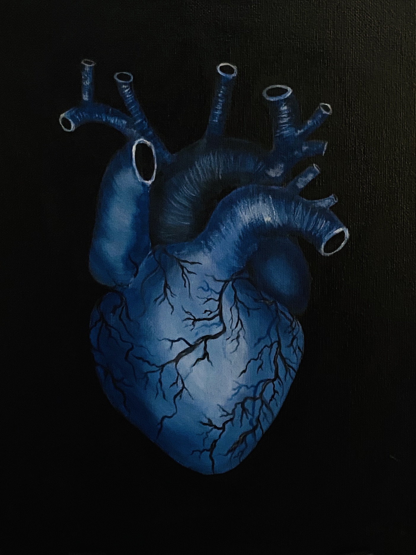 Corazón azul. – Poems and Paintbrushes